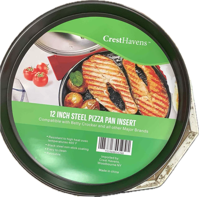 Steel Pizza Pan Insert For Betty Crocker 12" 1pc – The Cuisinet