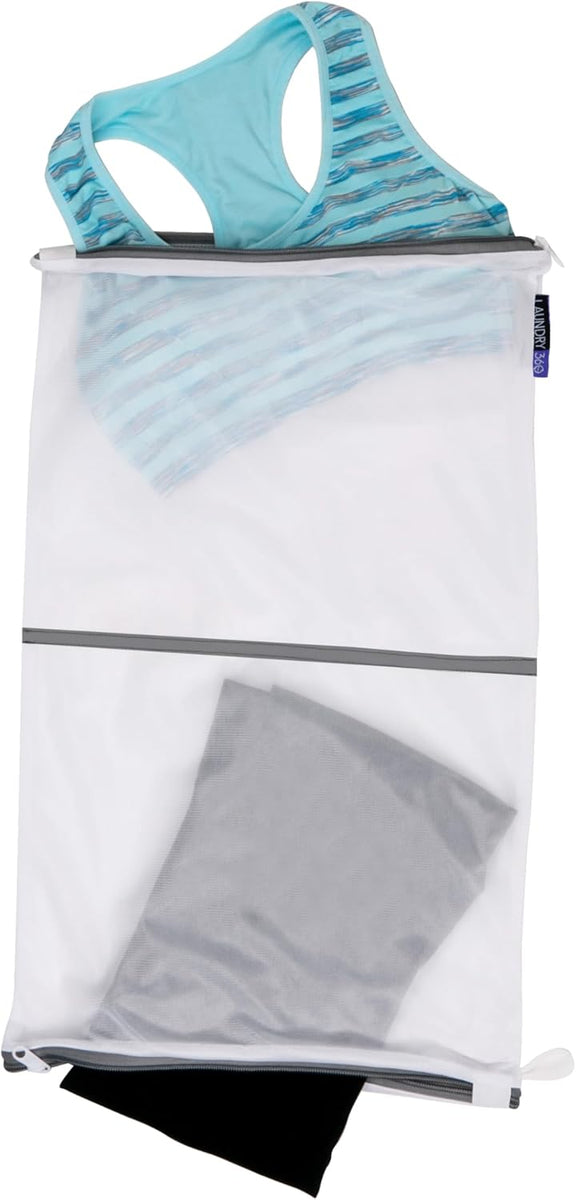Woolite White Mesh Laundry Bag 24x13