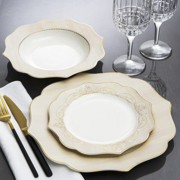 ICM Gold Victoria Dinnerware Set 18pc – The Cuisinet