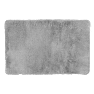 Light Grey Luxurious Faux Fur Bath Mat 20x32" 1pc – The Cuisinet