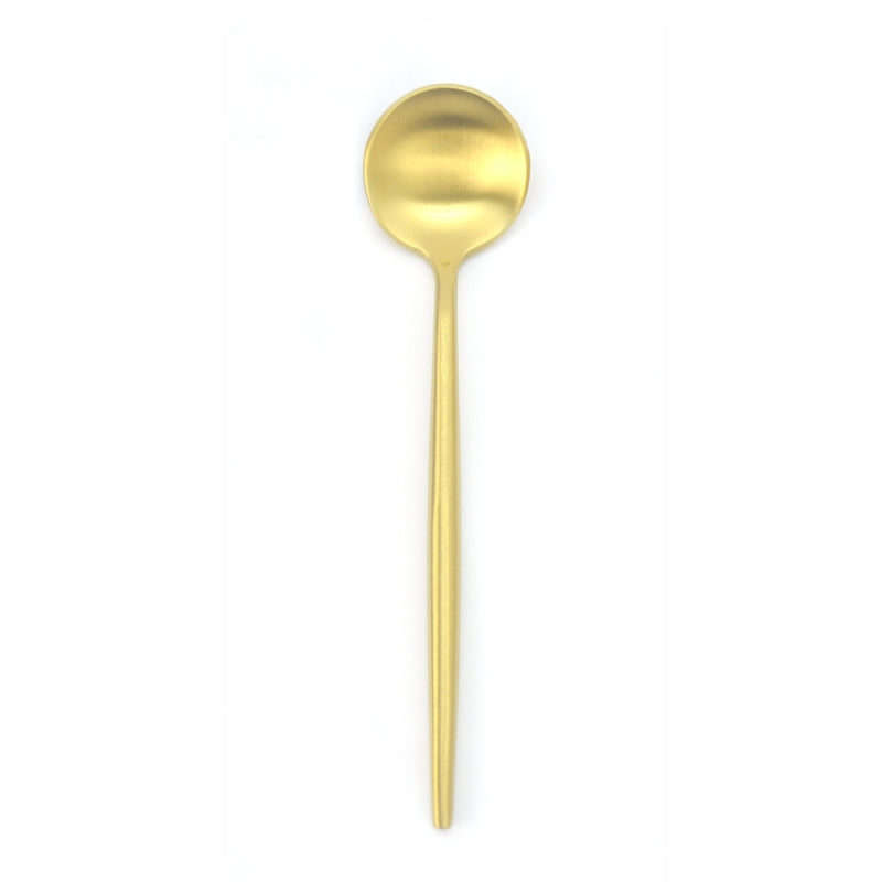Natural Living Gold Mini Spoon 5" 1pc – The Cuisinet