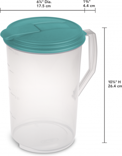 Sterilite Green Round Pitcher With Lid 1 Gallon 1pc – The Cuisinet